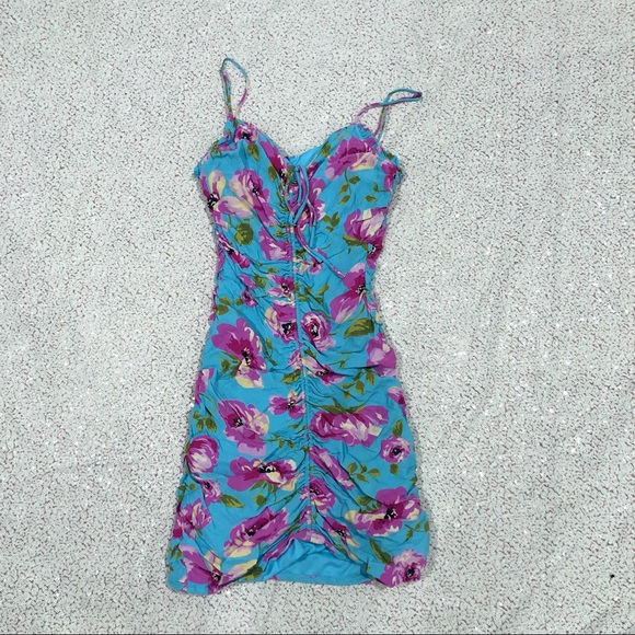 Zara | Dresses | Zara Floral Bodycon Dress | Poshmark